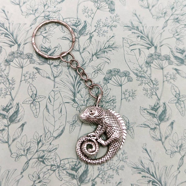 Lizard Keychain - Etsy