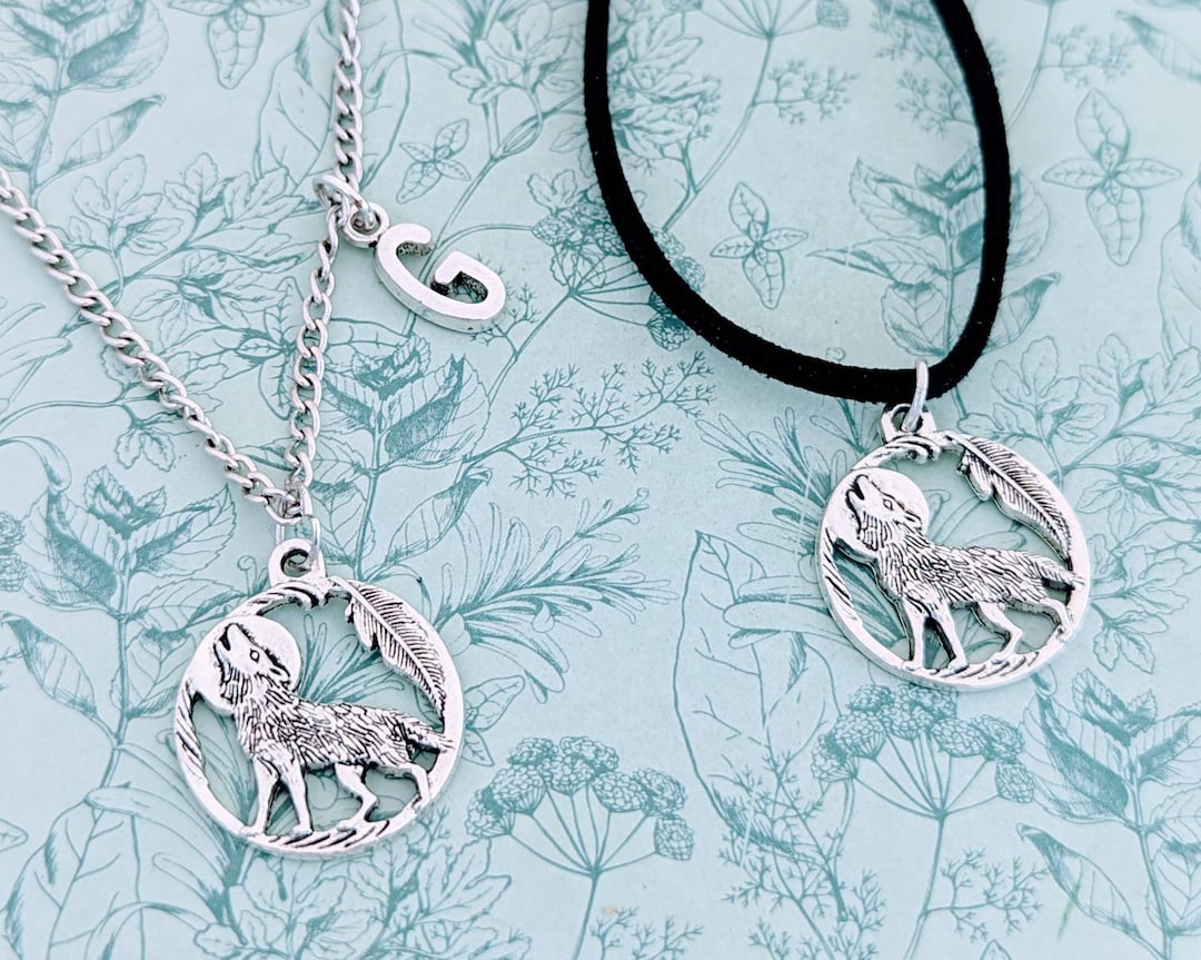 Wolf Necklace, Howling Wolf Jewelry, Wolf Jewellery, Gifts for Wolf ...