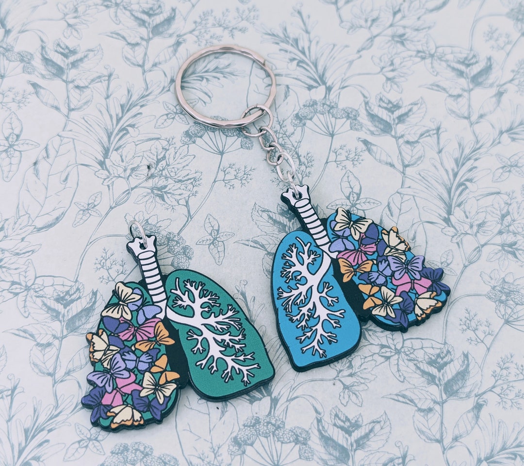 Lung Keychain, Anatomy Keychain, Gothic Gifts, Doctor Gifts, Gothic ...