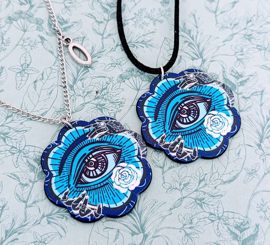 Fortune Teller Necklace, Evil Eye Necklace, Evil Eye Jewelry, Fortune ...