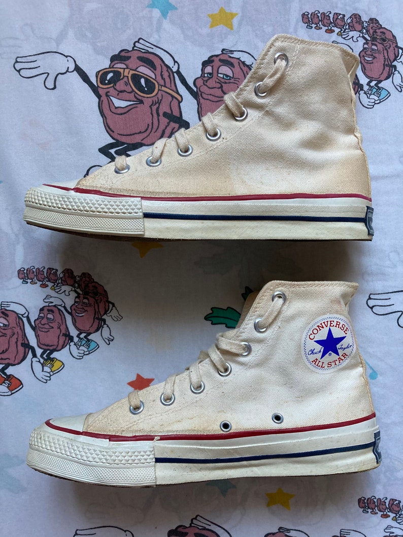 Vintage 60s/70s Converse Chuck Taylor Hi Top Sneakers - Etsy
