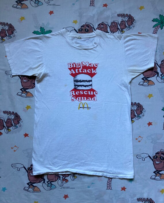 Vintage 70’s McDonald’s Big Mac Attack Rescue Squad T… - Gem
