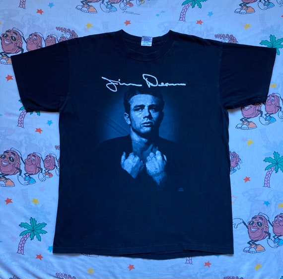 Vintage 90’s James Dean Commemorative Portrait T shir… - Gem