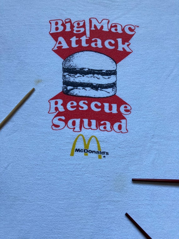 Vintage 70’s McDonald’s Big Mac Attack Rescue Squad T… - Gem