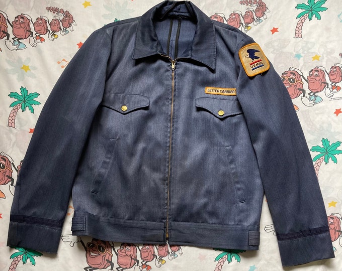 Vintage 70s US Mail Letter Carrier Jacket, Size M/L Early 70s Mail ...