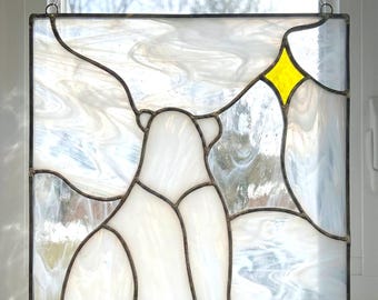 Skis Stained Glass Pattern for Winter Panel DIY Template (PDF, PNG, Svg ...