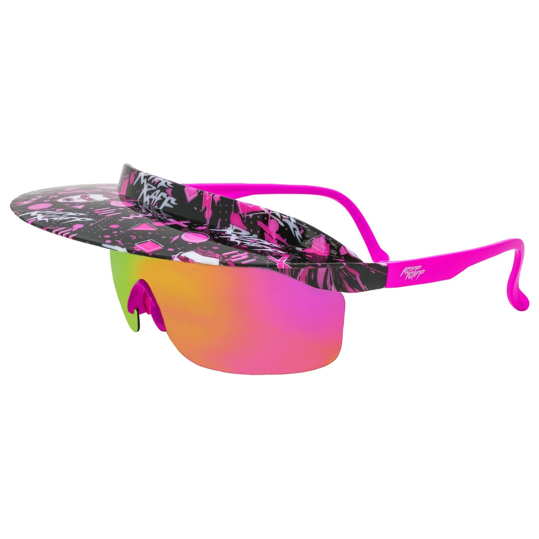 New Riff Raff- the Neon Icons - VISOR SUNGLASSES - - Etsy