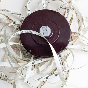 Eslon Measuring Tape, 66ft PVC Fibreglass Fabric Strip, Vintage Tools ...