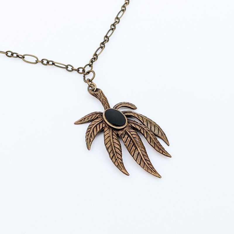 Pot Leaf Pendant - Etsy