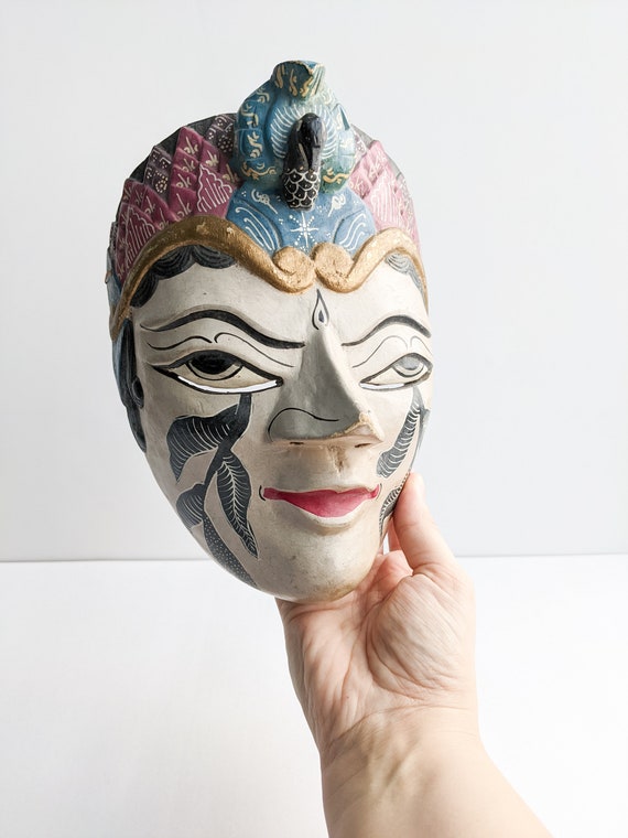 Javanese Dance Mask Vintage, Bali, Balinese, Indonesi… - Gem