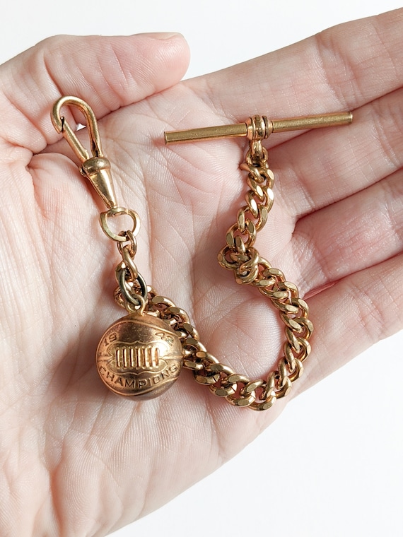 Pocket Watch Chain, 1942 Champions Baseball Vintage C… - Gem