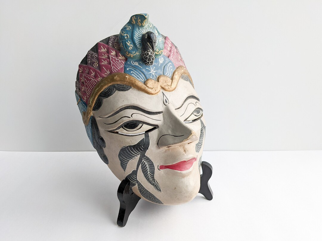 Vintage Dance Mask Vintage, Javanese, Bali, Balinese, Indonesian Topeng ...