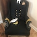 Military Uniform Wingback Chair - Etsy