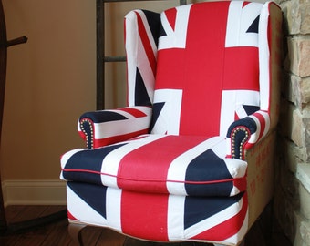 Stars and Stripes Chair Heavy Cotton - Etsy