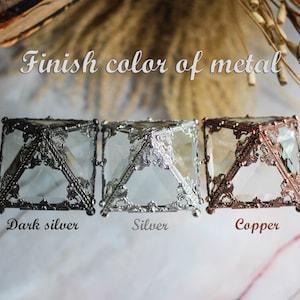 Big Pyramid Glass Box, Glass Casket, Geometric Box, Geometric Glass Box ...