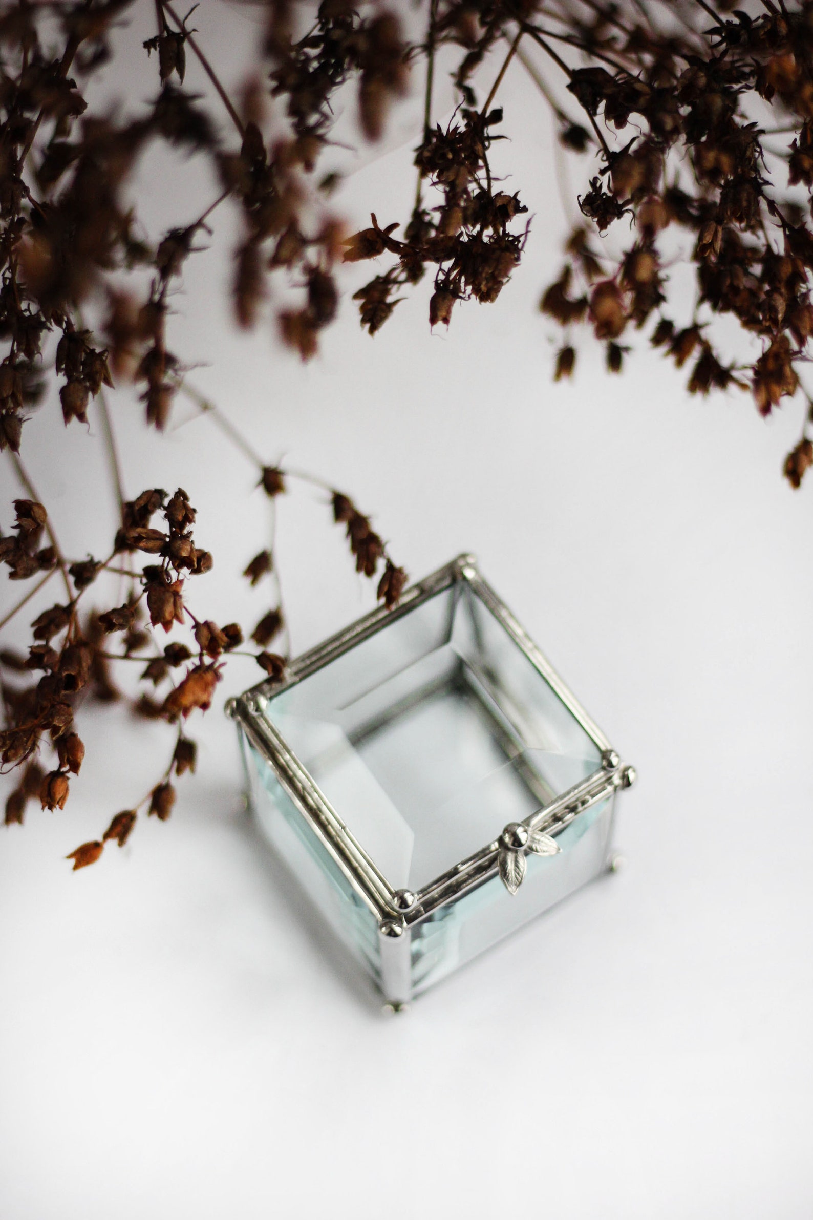 5x5x5cm Little Square Glass Box Ring Box Geometric Glass Box - Etsy