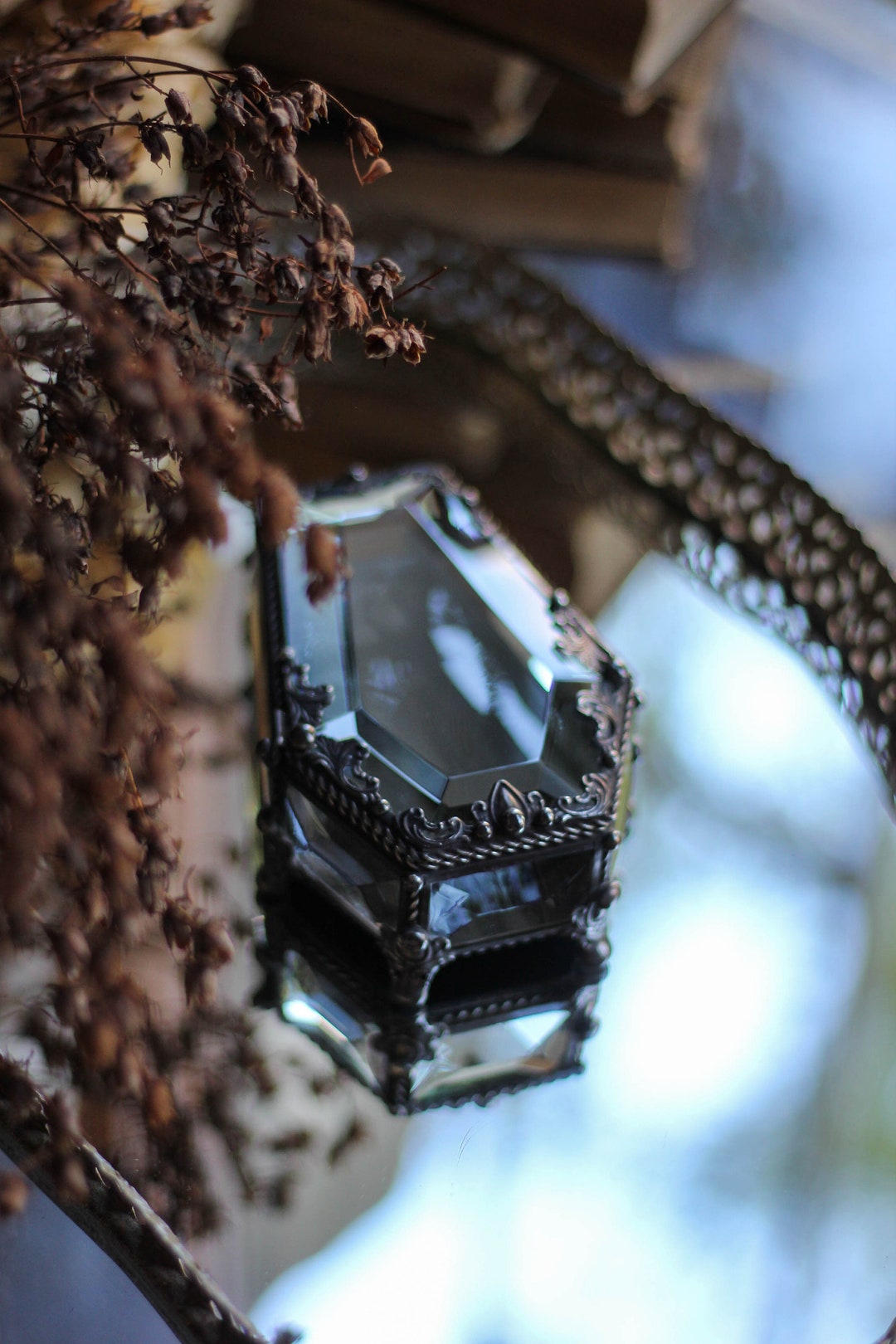 Low Little Coffin Casket, Little Glass Box for Jewelry, Gothic Wedding ...