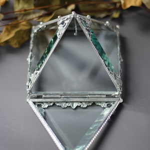 Big Pyramid Glass Box, Glass Casket, Geometric Box, Geometric Glass Box ...