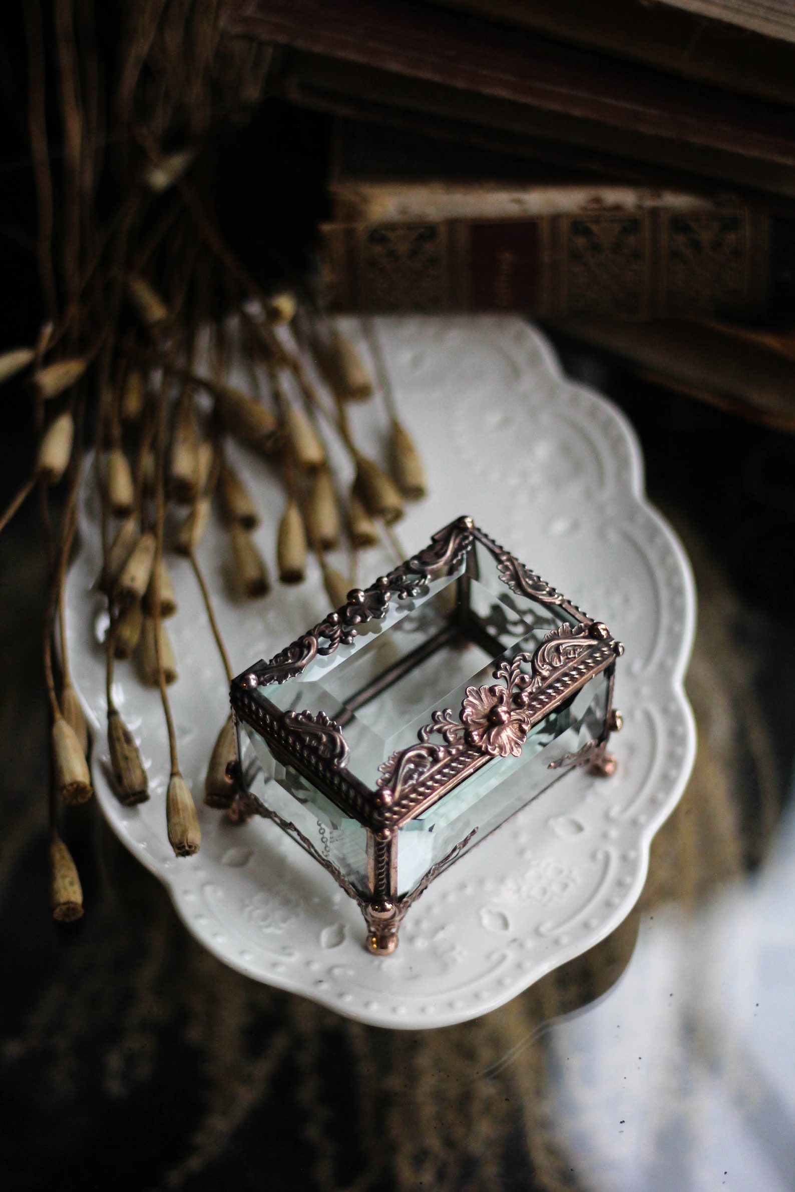 7.5x5x4cm Rectangular Glass Ring Box Glass Box Engagement - Etsy