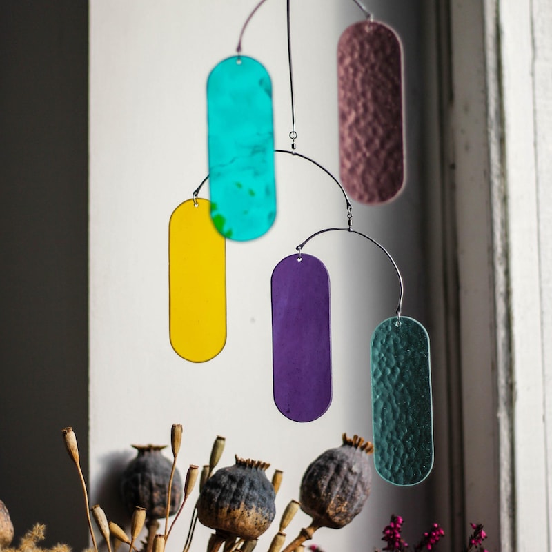 Stained Glass Mobile - Etsy