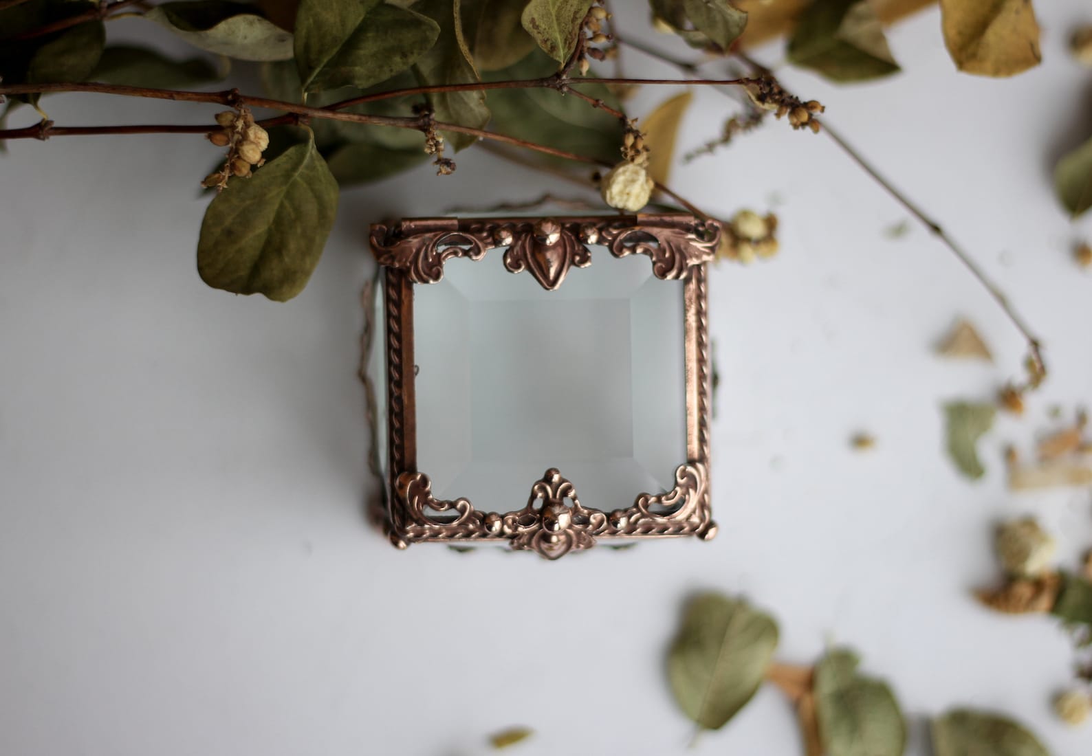 5x5x4cm Little Square Glass Box Ring Box Geometric Glass - Etsy