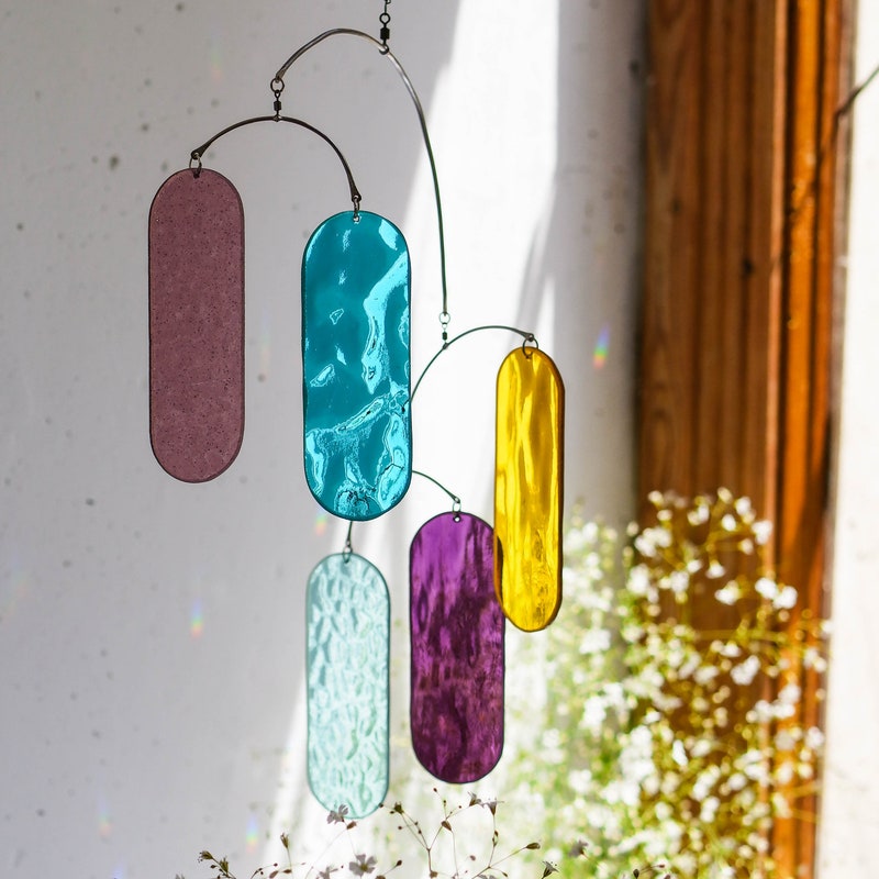Stained Glass Mobile - Etsy