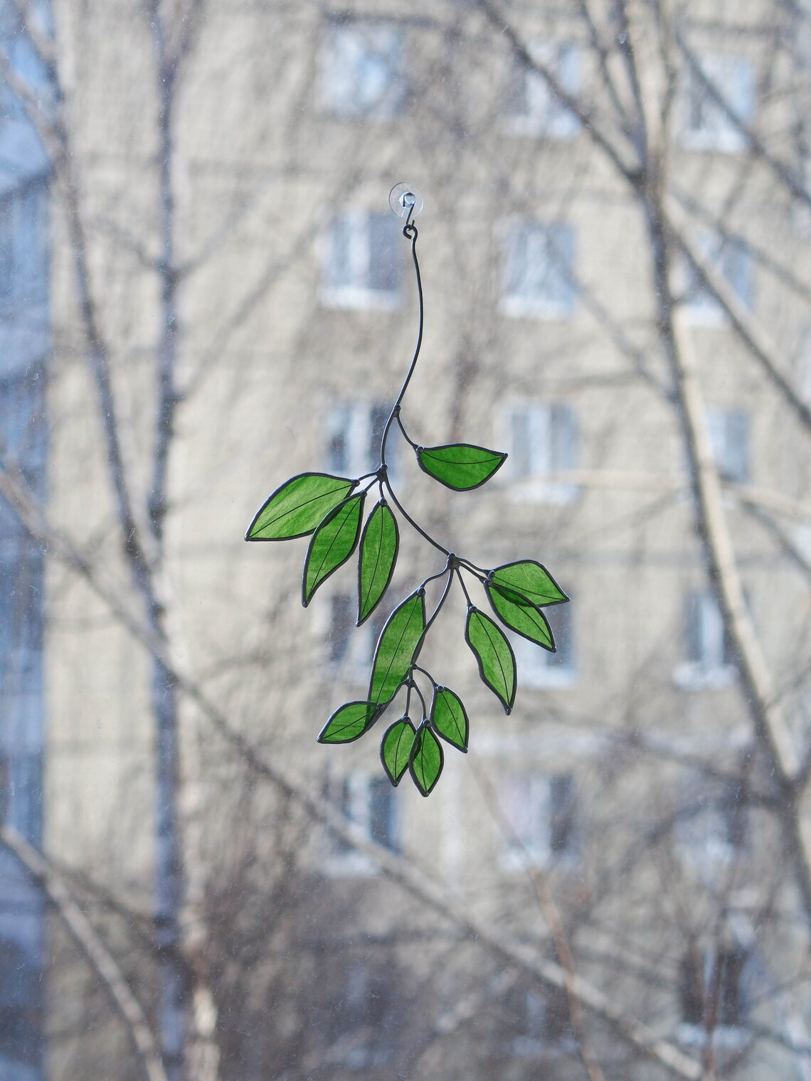 Stained Glass Tree Branch Stained Glass Window Hangings - Etsy