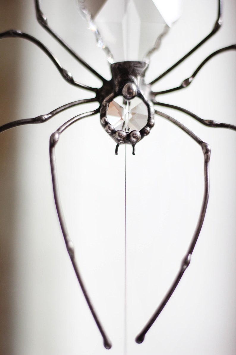 Stained Glass Spider Big Suncatcher Stained Glass Window - Etsy
