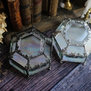 Box "royal Ball", Vintage, Display Box for Jewelery, Hexagon Box ...