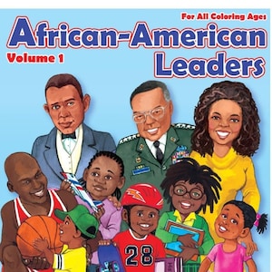 African American Coloring Book Educational - African American Leaders ...