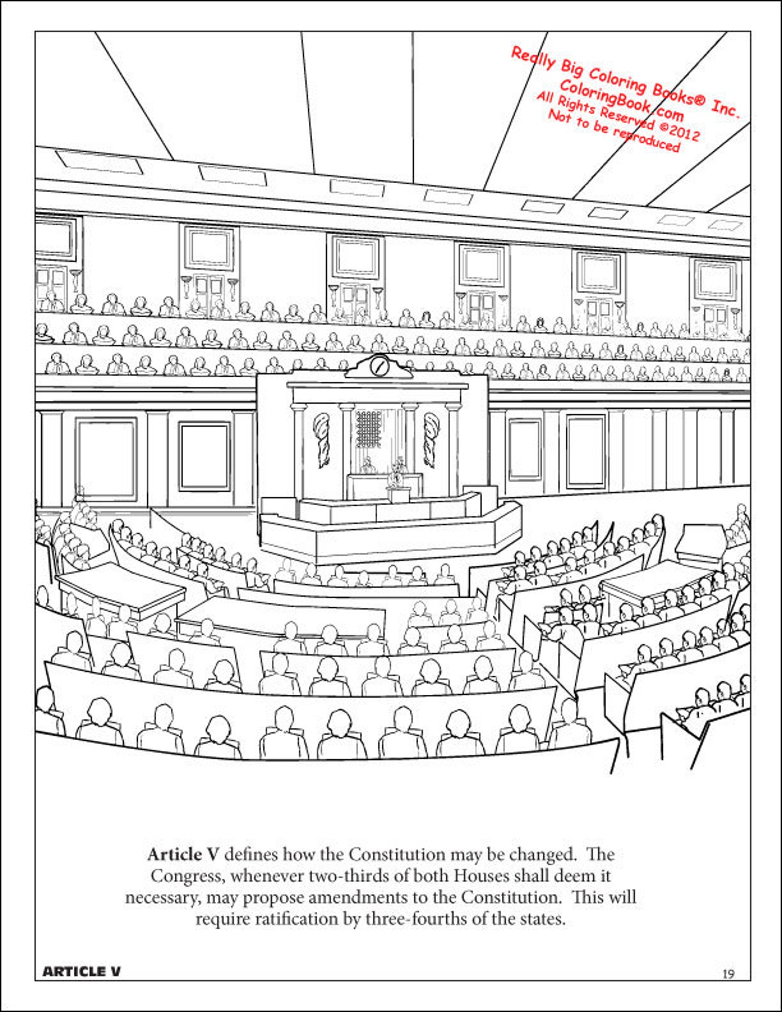 Constitution Coloring Book 8.5"x11" - Etsy