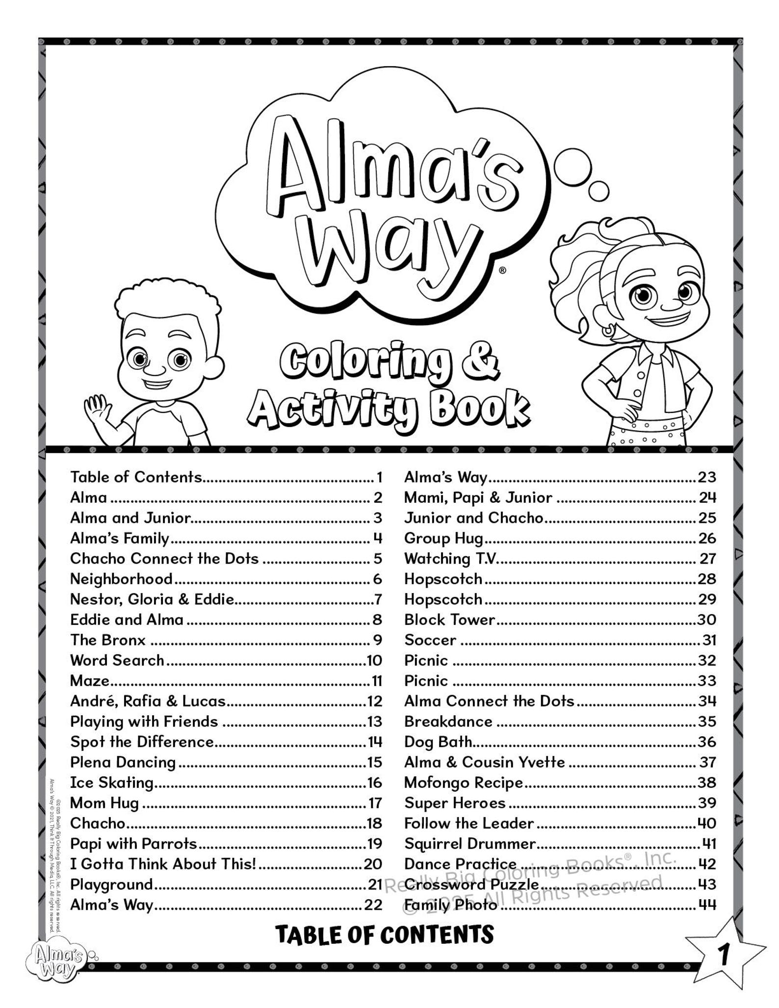 Alma’s Way Coloring Book & 24 Ct Multi-cultural Crayons - Etsy