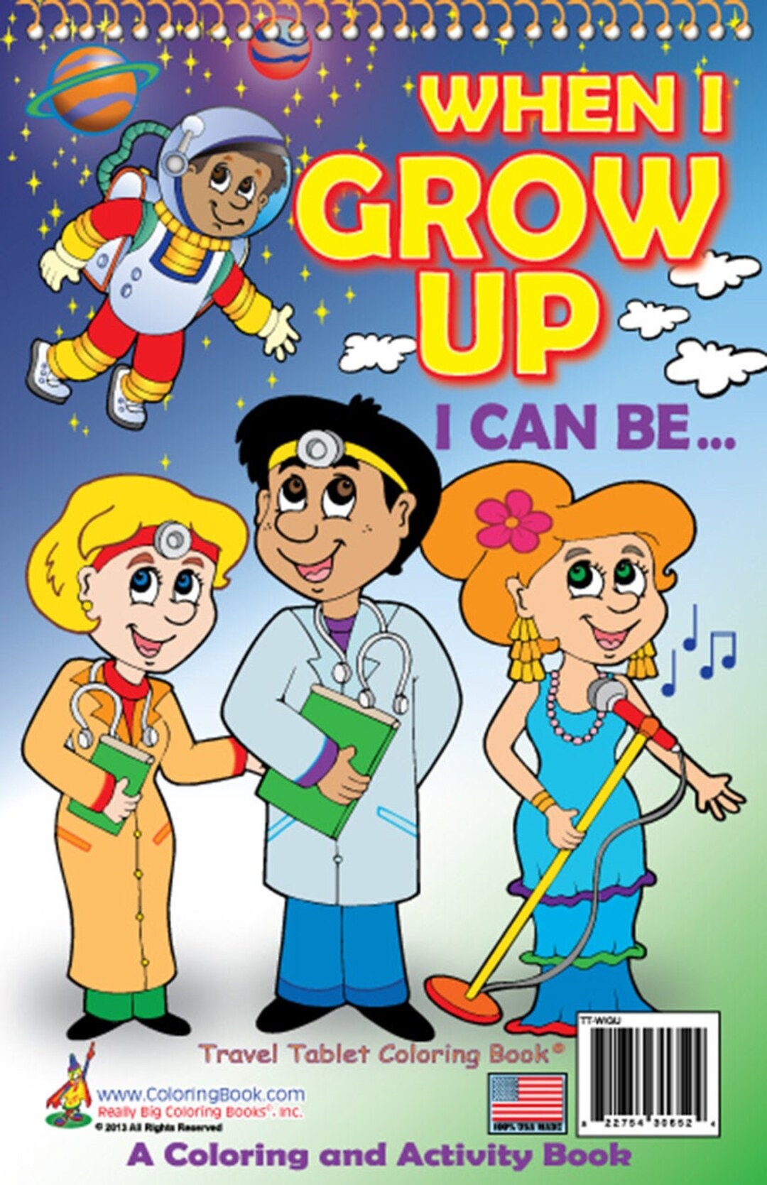 When I Grow up Coloring Book: Travel Activity Tablet - Etsy