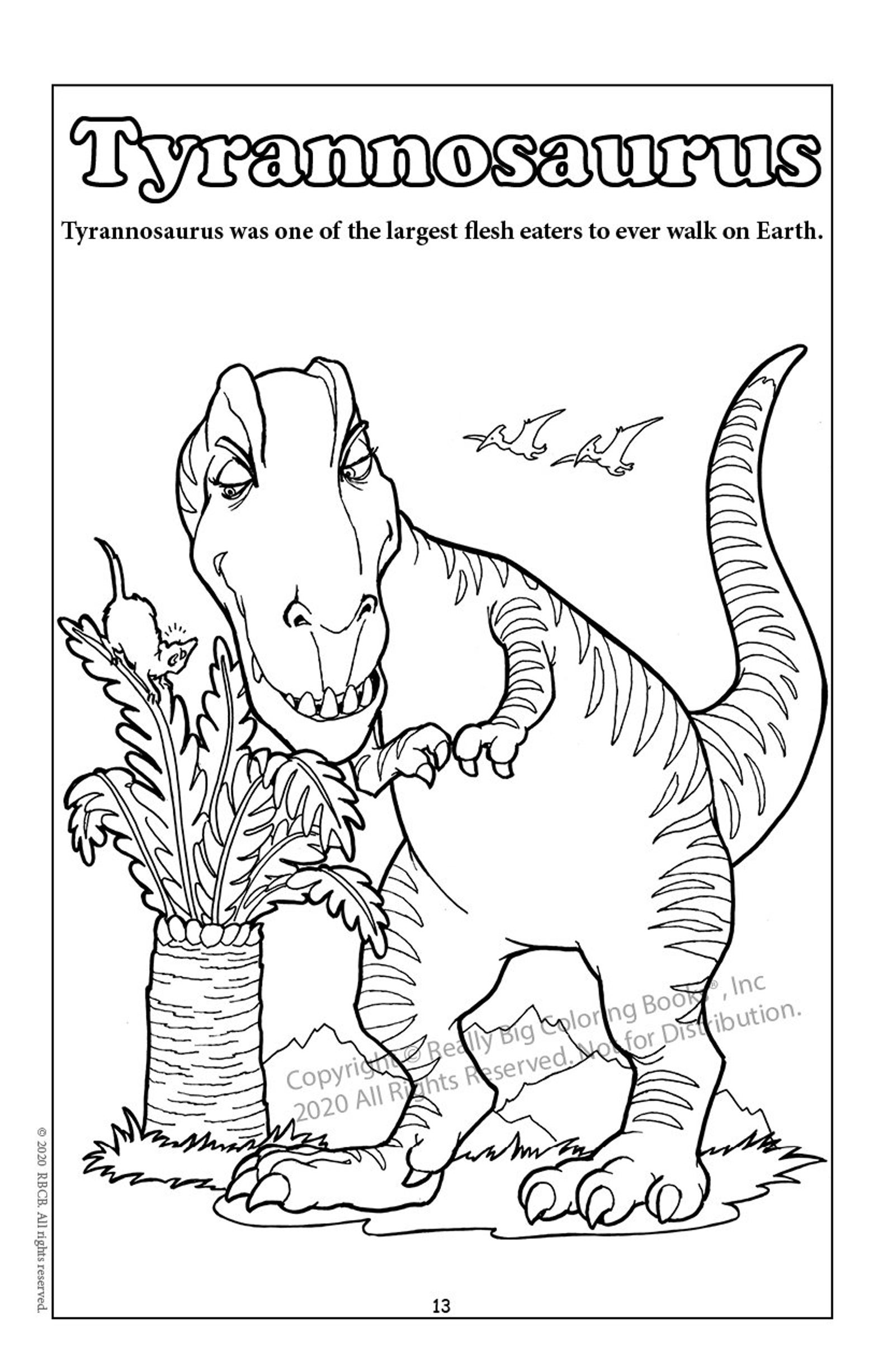 Prehistoric Coloring Book - Prehistoric Creatures Travel Tablet ...