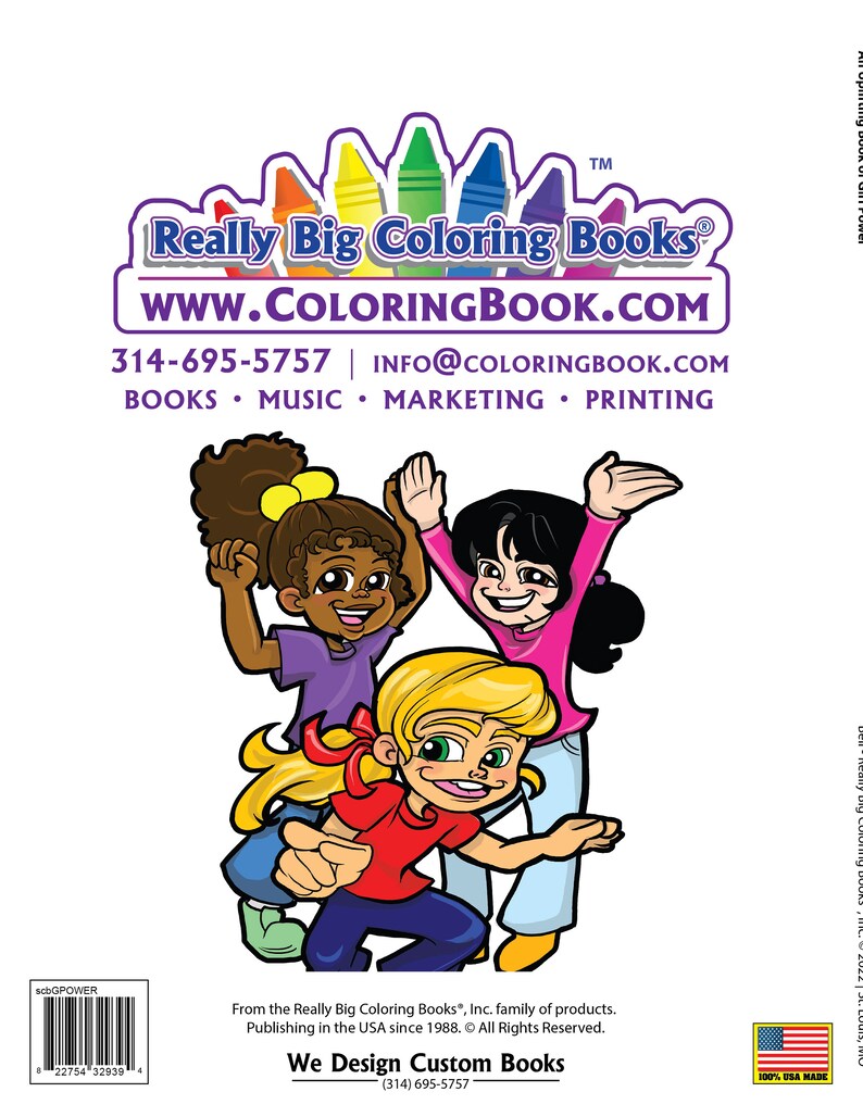 Girl Power Coloring Book 8.5x11 - Etsy