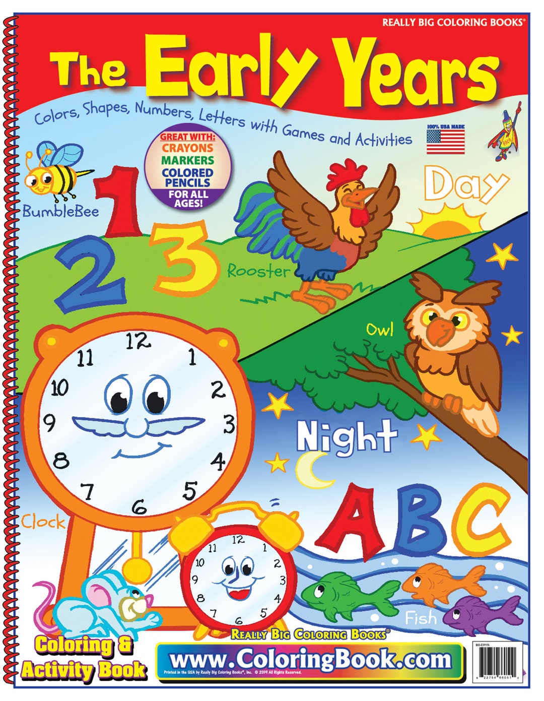 The Early Years Coloring Book 17"x22" - Etsy