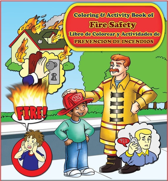 Libro Para Colorear Imprimible Sobre Seguridad En El Hogar Dibujos Del