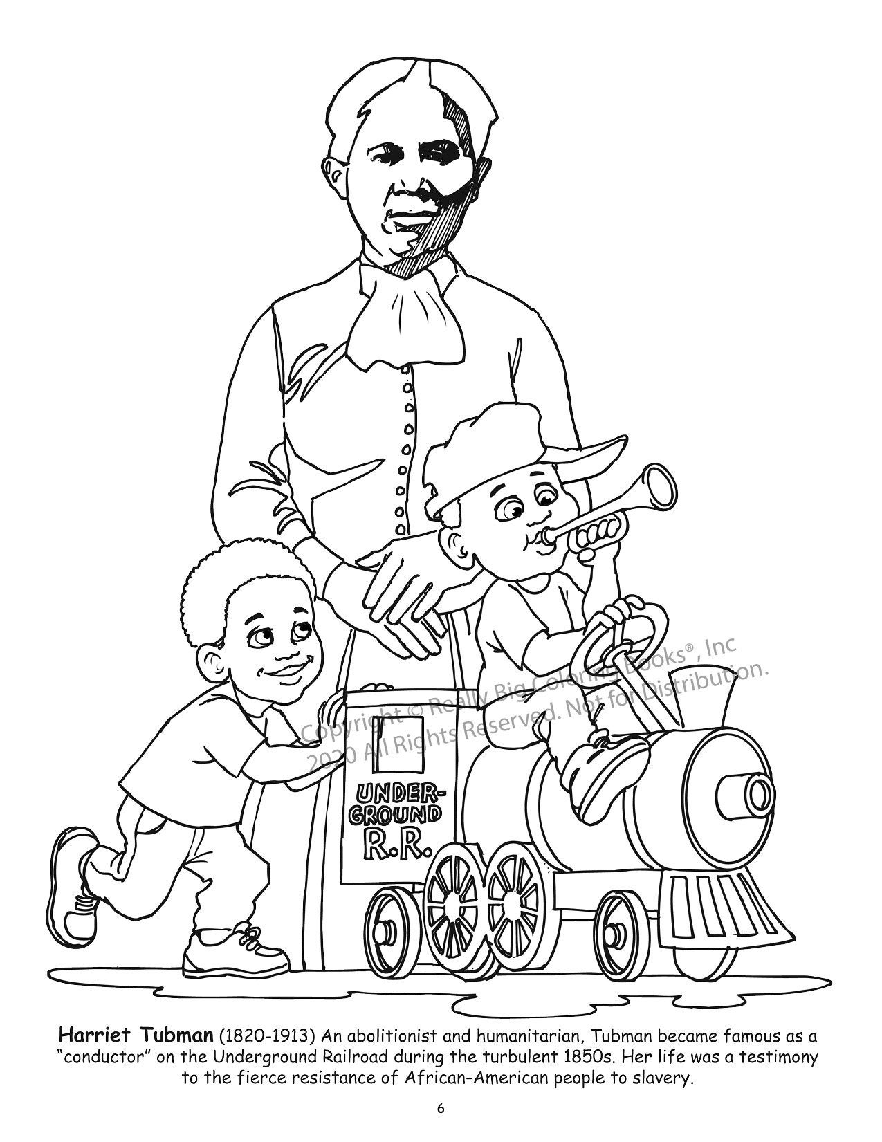 African American Coloring Book Educational - African American Leaders ...