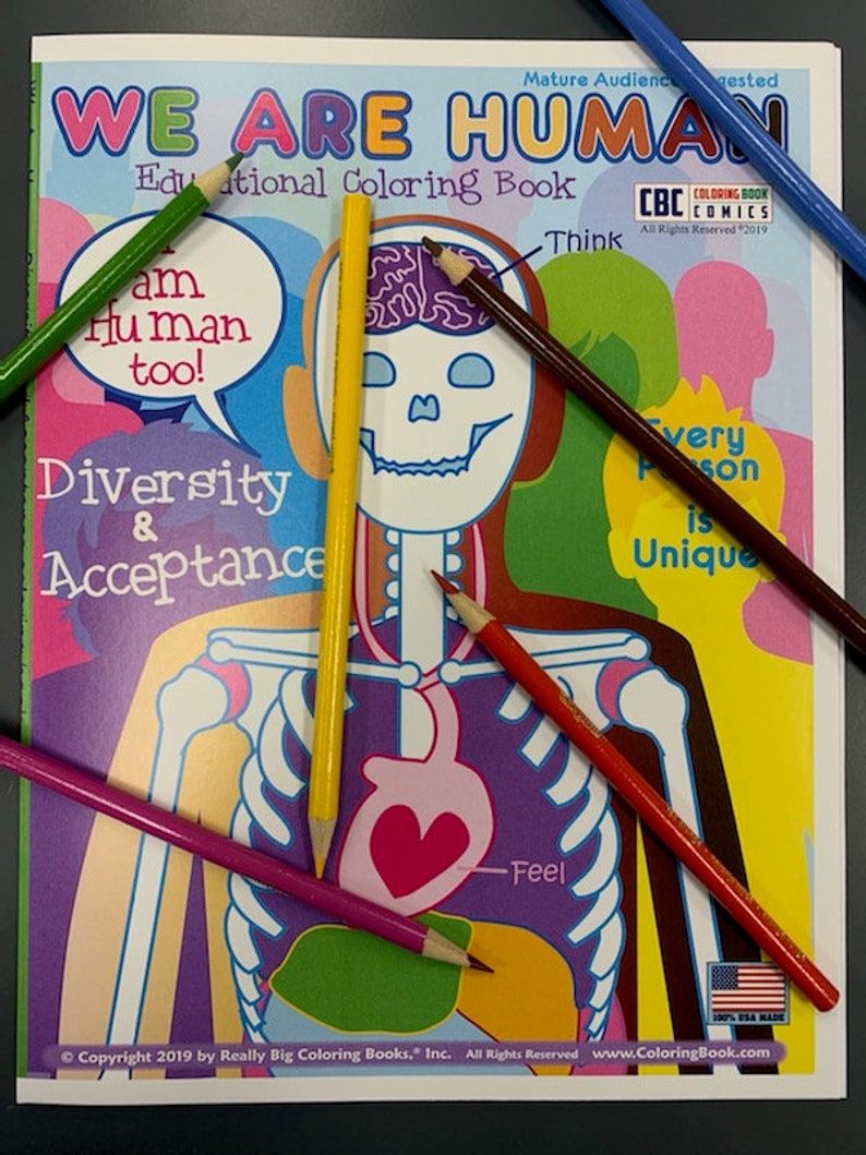 Diversity and Inclusion Coloring Book 8.5x11 - Etsy