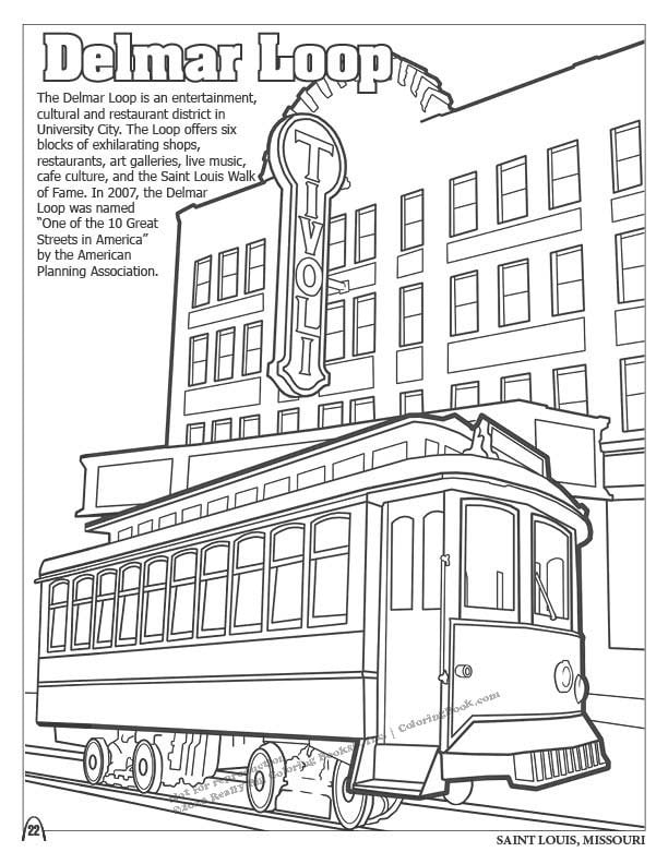 Saint Louis Coloring Book 8.5"x11" - Etsy