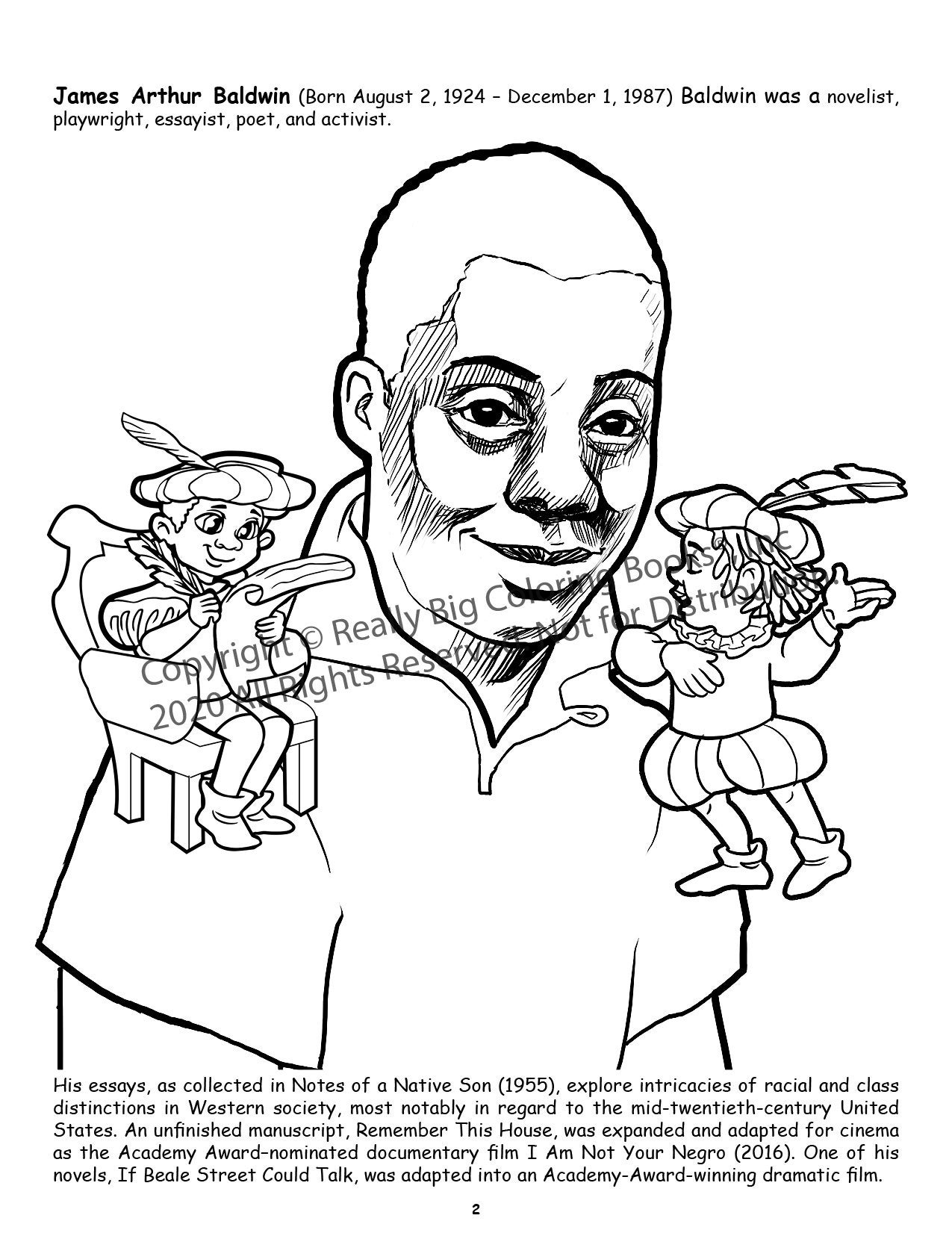 African American Historical Coloring Book Educational African American ...