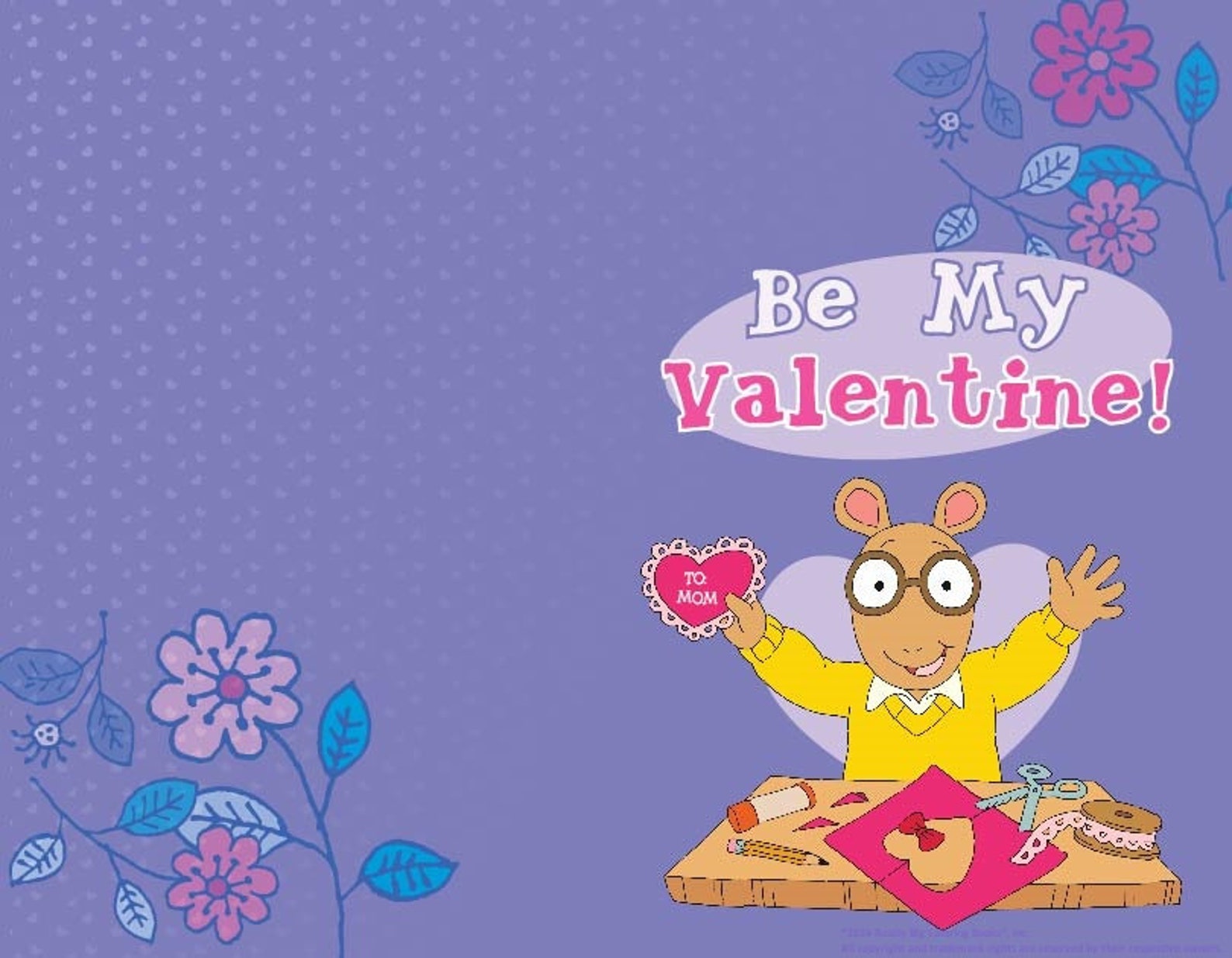 Arthur™ I Love You Valentine’s Day Card - Etsy
