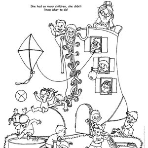 Fairy Talkes and Nursery Rhymes Coloring Book 12 X 18 - Etsy