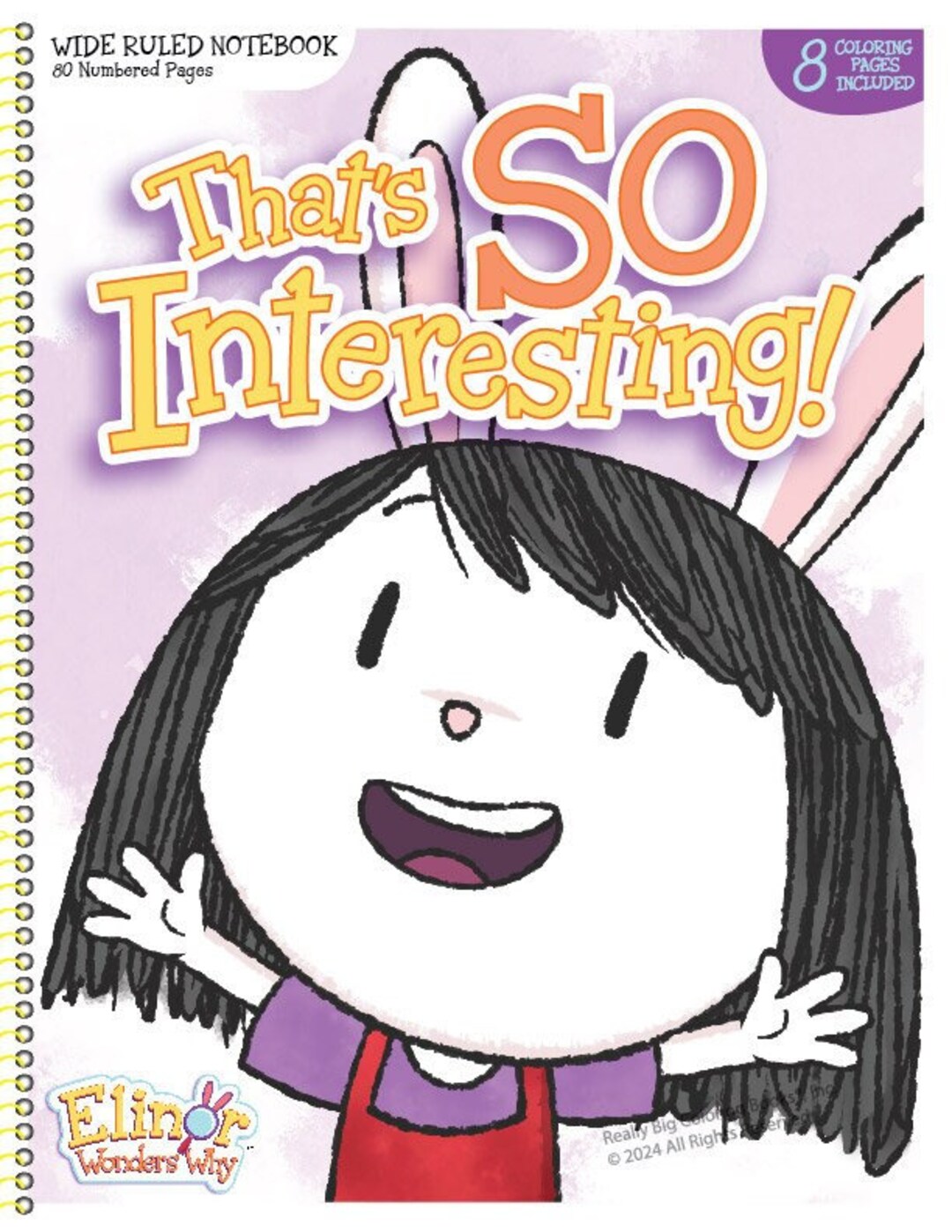 Elinor Wonders Why Colorable Notebook - Etsy