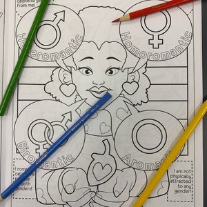 Diversity and Inclusion Coloring Book 8.5x11 - Etsy