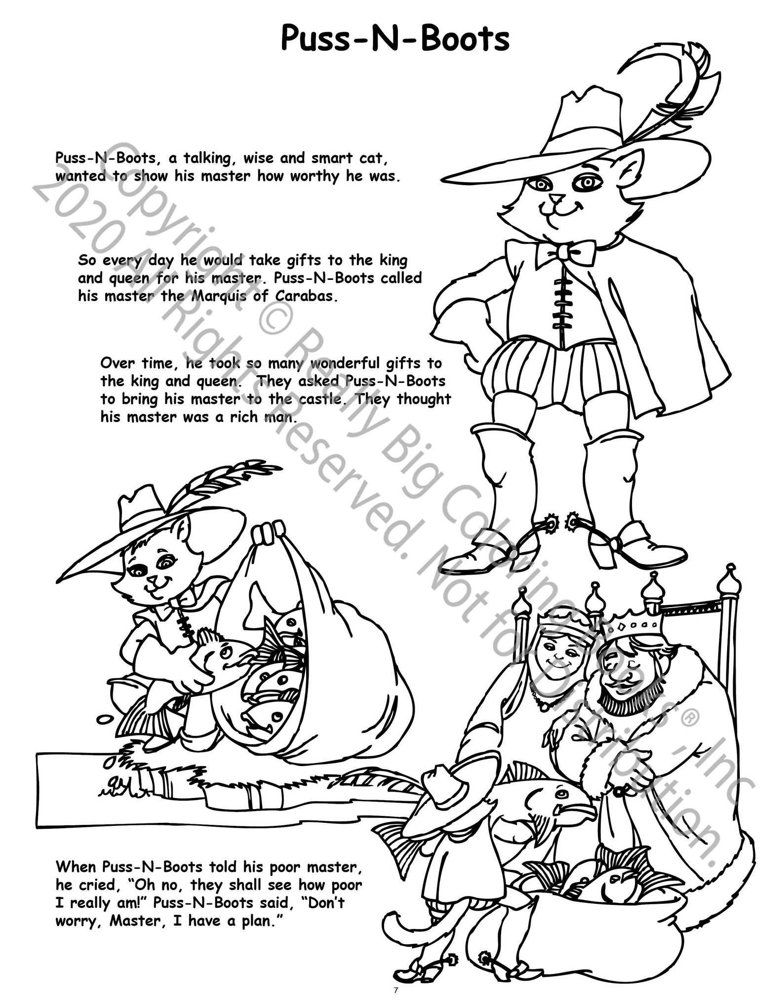 Fairy Tales & Nursery Rhymes Coloring Book 8.5"x11" - Etsy