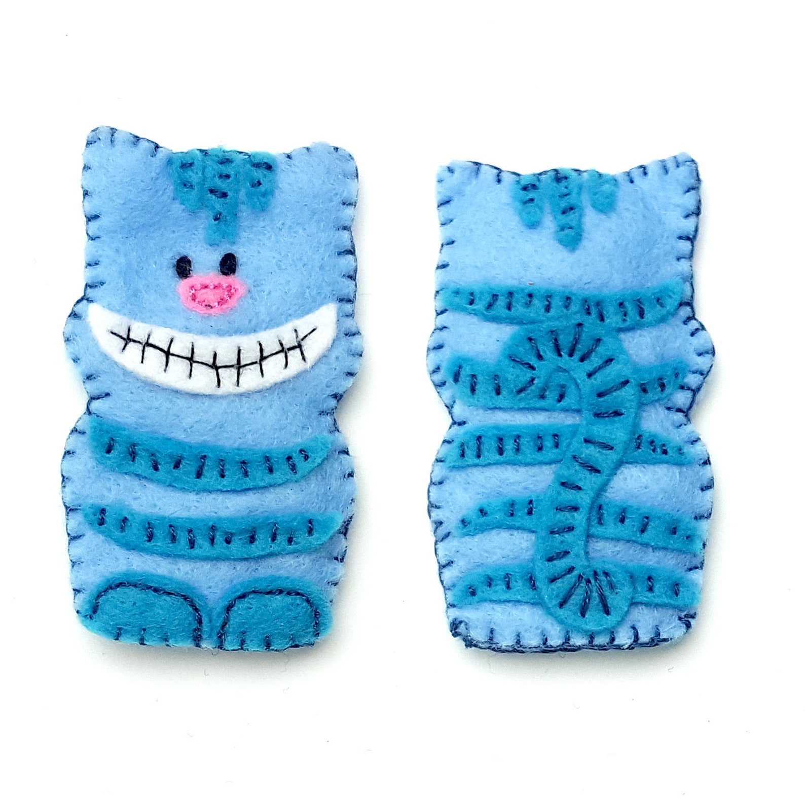 Alice in Wonderland Finger Puppets Pdf Pattern: Alice White - Etsy Denmark