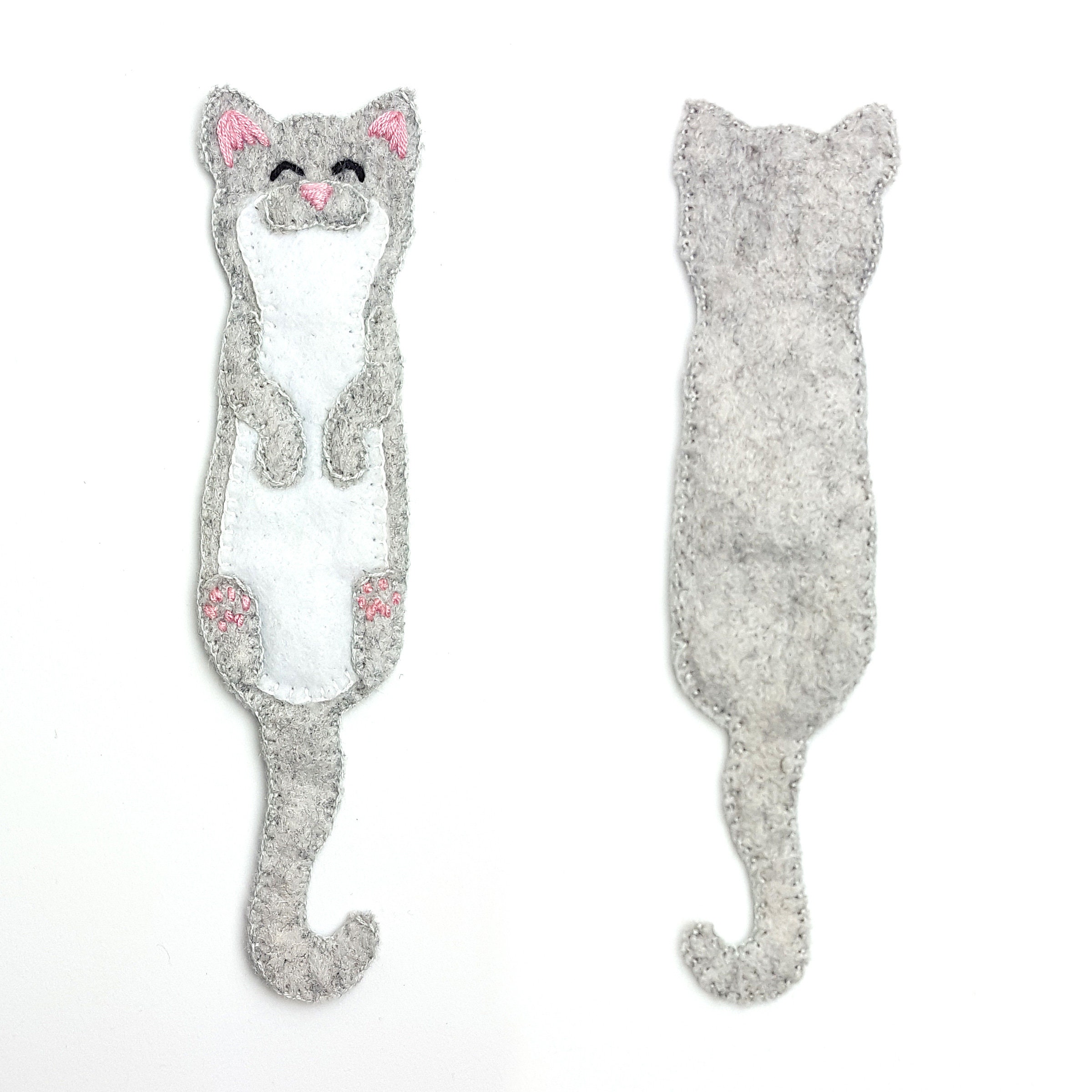 Cat Lover Gift Cute Kitten Felt Bookmark Kitty Felt Pattern - Etsy