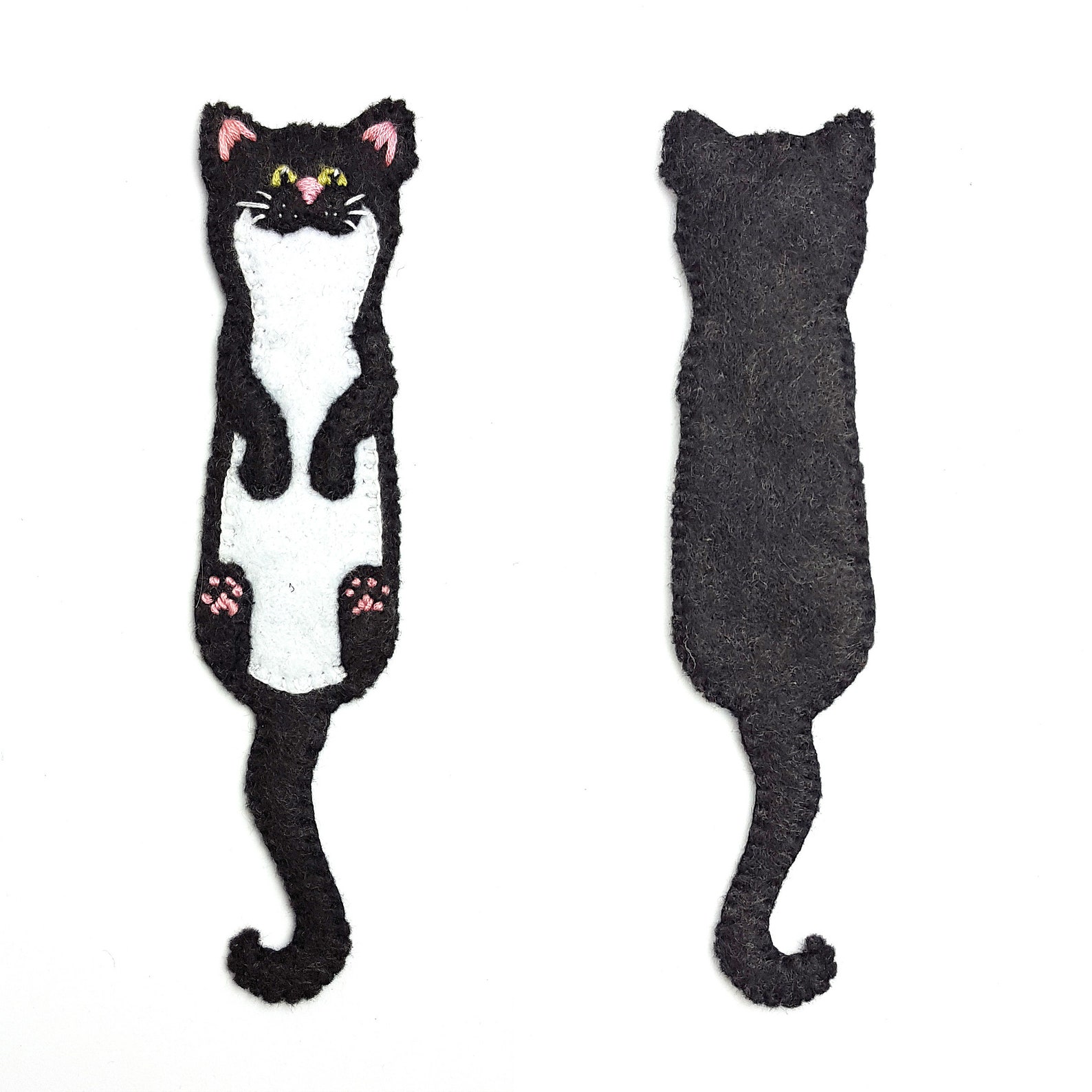 Cat Lover Gift Cute Kitten Felt Bookmark Kitty Felt Pattern | Etsy