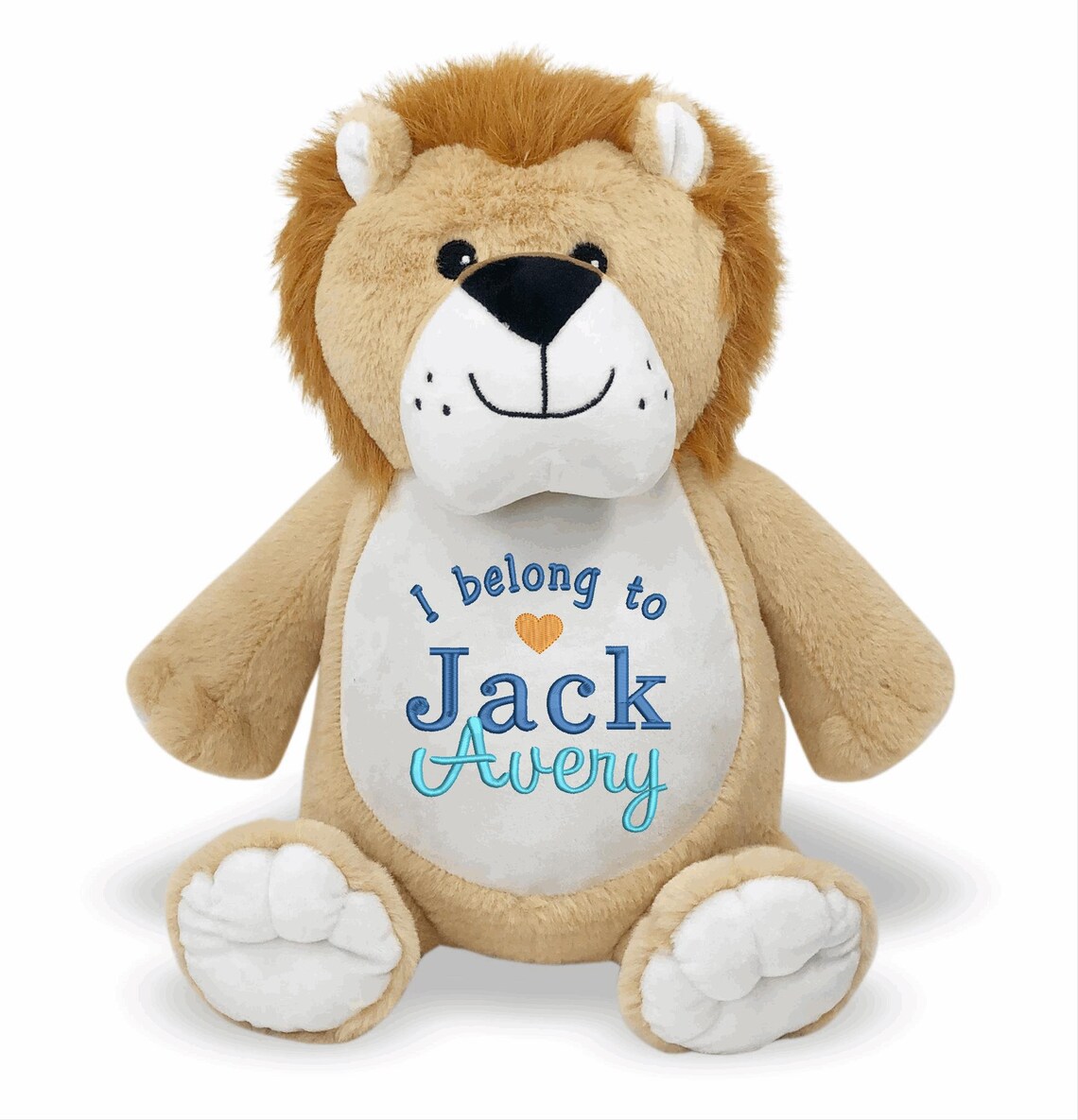 Personalized Baby Gift Personalized Stuffed Lion Lion birth | Etsy